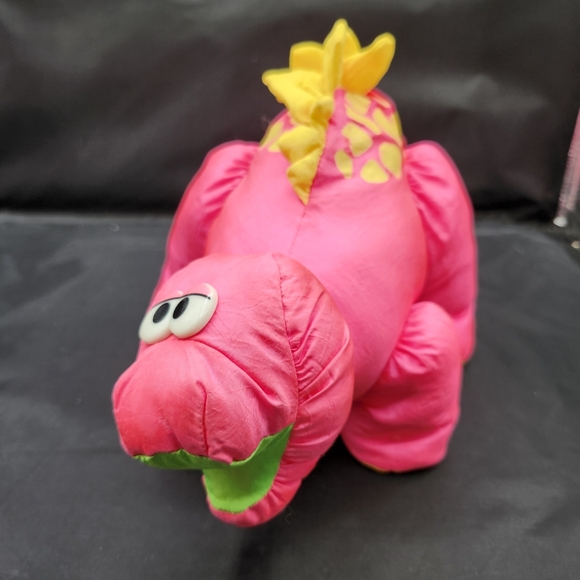 Fisher-Price | Other | Fisher Price Puffalump Dinosaur Rare Pink And ...